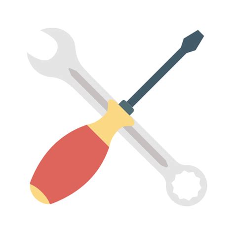 Spanner Generic Color Fill Icon