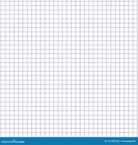 Square Grid Paper Sheet Seamless Note Paper Illustration Stock Vector Illustration Of Blank