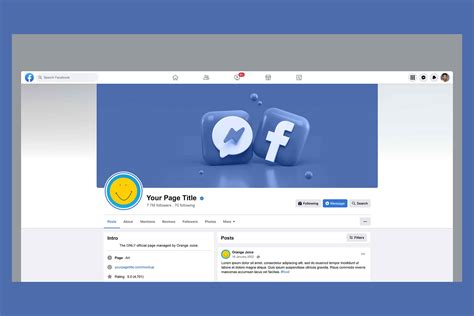 Free Facebook Cover Mockup Psd
