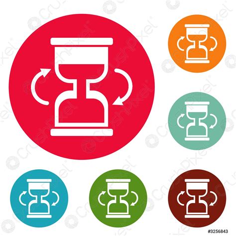 Cursor Loading Icons Circle Set Vector Stock Vector Crushpixel
