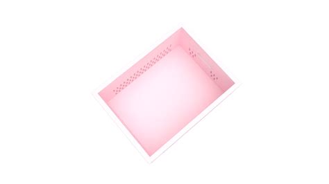 3d Plastic Crate Single Pink Stackable Turbosquid 2147990