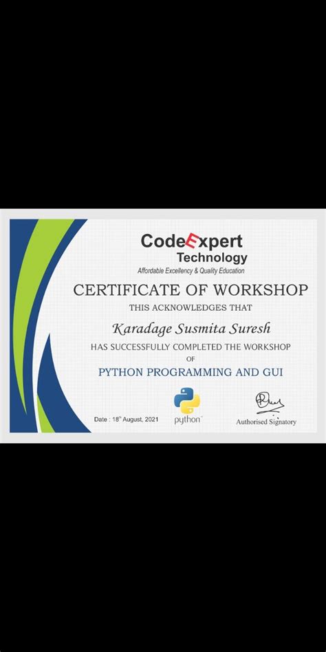 Susmita Karadage On Linkedin Workshop In Python