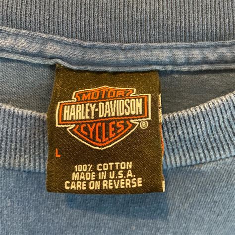 Harley Davidson Mens Navy T Shirt Depop