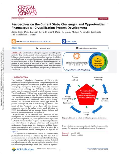 Pdf Perspectives On The Current State Challenges And Opportunities