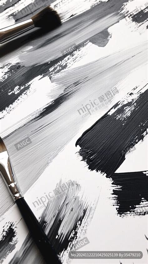 Ai创作图毛笔笔刷水墨意境 毛笔晕染 毛笔水乳交融 毛笔笔刷渲染晕染 毛笔打成一片 黑白流彩画 油画刀刮画抽象光影 笔墨与地板 极简风格流彩画 笔晕染效果黑墨晕染 温柔肌理画 墨与宣纸 晕染