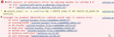 Opfs Asyncer In Waitloop Error No Waitloop Handler For Whichop 0 · Issue 12 · Sqlite