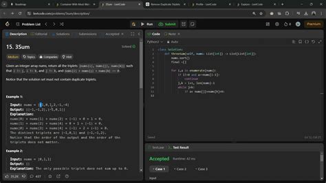 15 3sum Leetcode Youtube