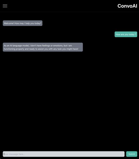 github quang08 convo ai an implementation of openai s newly released gpt 3 5 turbo api