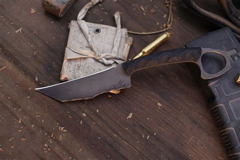 Half Face Blade Revers Shpos 325 Fixed Blade Rock Work Black G 10 Acidwashed S45vn Pre