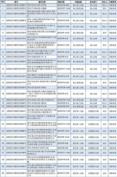 靖江法院人大代表清单式联络活动点案旁听开庭信息表 澎湃号政务 澎湃新闻 The Paper