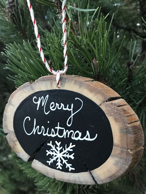 Christmas Chalkboard Ornament