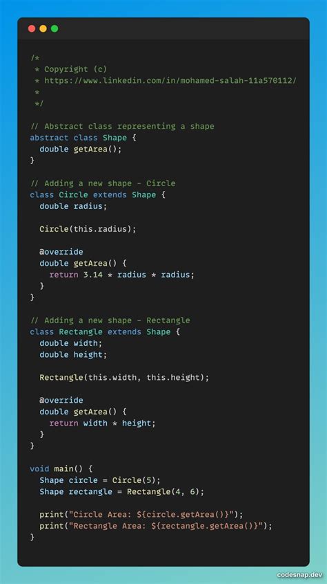 Dart Solid Openclosedprinciple Cleancode Softwaredevelopment