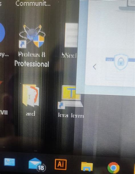 Display Laptop Screen Issue Weird Pixel Columns And Blackout Of