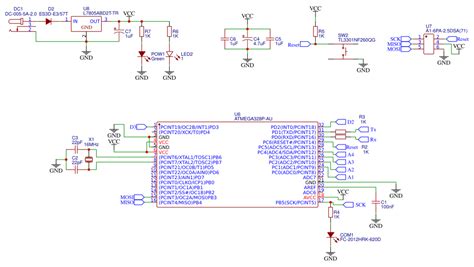 Atmega MCU Board Resources EasyEDA