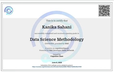 Datascience Ibm Cognitiveclass Certification Learningjourney