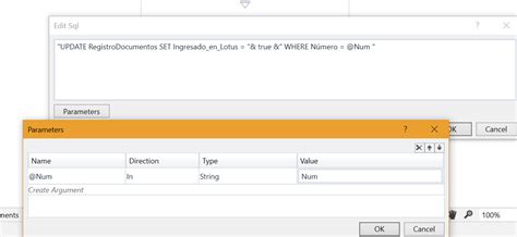 Inserting Variable Into Non Query Statement For Updating Database