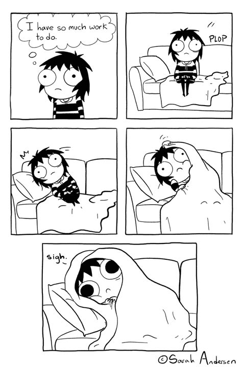 Read Sarahs Scribbles By Sarah Andersen On Gocomics Sarah Anderson Comics Sarah Andersen