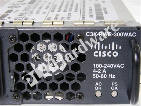 PLC Hardware Cisco C3K PWR 300WAC Surplus Open Pre Owned