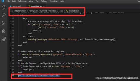 Matlab中改变默认工作路径的方法大叔~的博客 Csdn博客matlab 切换路径