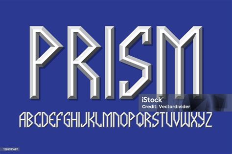 금속 문자의 볼륨 프리즘 알파벳 3d 디스플레이 글꼴 고립 된 영어 알파벳 프리즘에 대한 스톡 벡터 아트 및 기타 이미지 프리즘 컴퓨터 글자 0명 Istock
