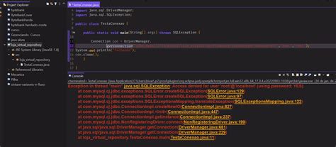 onde está o meu erro Java e JDBC trabalhando um banco de dados Solucionado