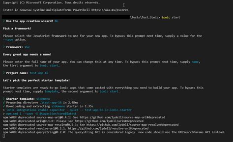 Ionic Start Stuck At Npm Warn Deprecated Querystring020 The Querystring Api Is Considered