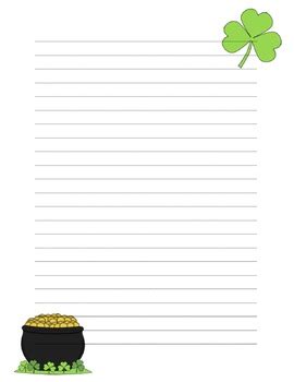 Lined Writing Paper Spring Themed By Carol Martinez TpT