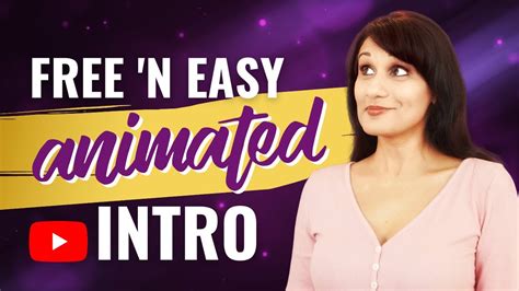 How To Make An ANIMATED YOUTUBE INTRO With Music Free Online No Watermarks YouTube