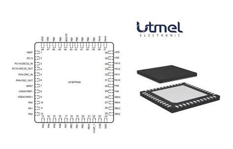Stm32f401ccu6 Microcontroller 84mhz 48 Ufqfn Pinout And Features