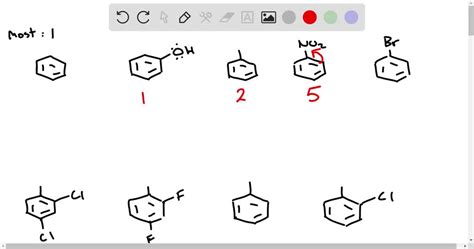 Solved List The Compounds In Each Set From Most Reactive To Least Reactive Toward Electrophilic