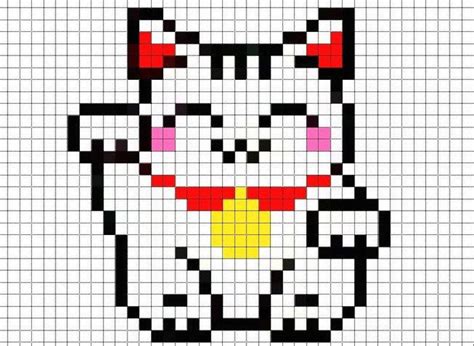 Как нарисовать кота по клеточкам легко