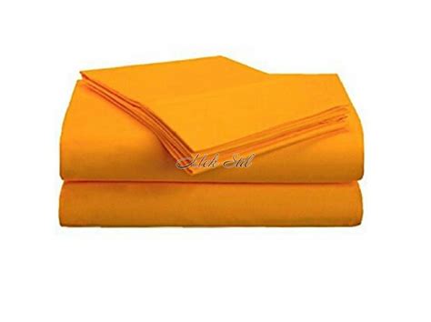 Долен чаршаф ранфорс Оранж МЕКСТИЛ Български хавлии халати и спално бельо
