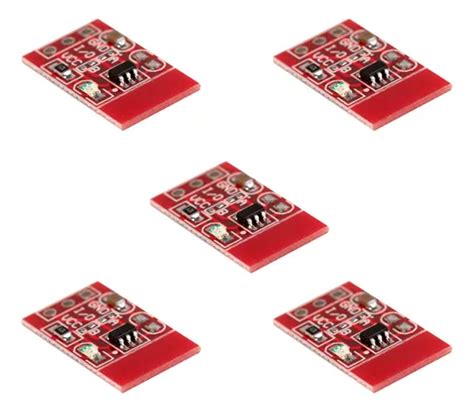 X5 Modulo Sensor Touch Capacitivo Ttp223 Tactil Arduino