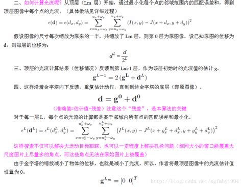 总结：光流 Lk光流 基于金字塔分层的lk光流 中值流method For Calculating Robust