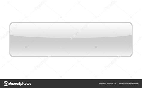 Button Vector Design Empty Button Isolated Stock Vector Image By Alionaprof