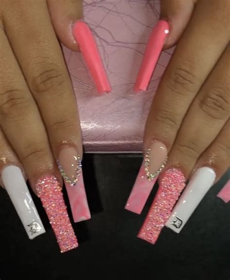 Maylamal Linktree In 2023 Pink Acrylic Nails Glow Nails Acrylic