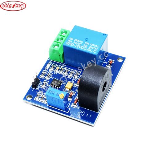 5A Overcurrent Protection Sensor Module AC Current Detection Sensor 12V Relay 54109 US 1