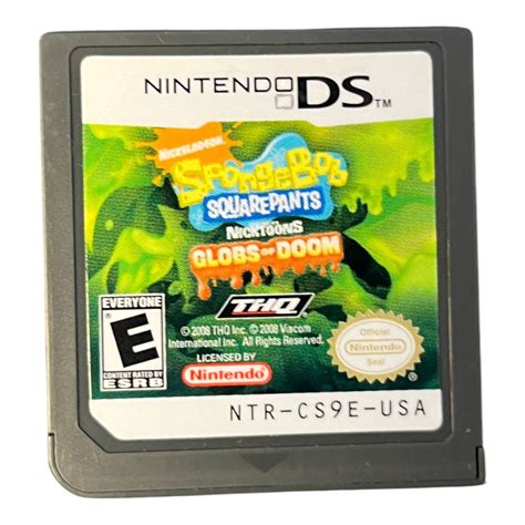 Spongebob Squarepants Featuring Nicktoons Globs Of Doom Ds Retro North Games