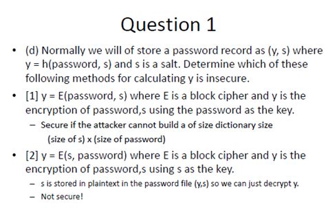 Encryption Encrypt Password With Salt Information Security Stack
