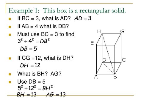 PPT Pythagorean Theorem And 3 D Figures PowerPoint Presentation Free
