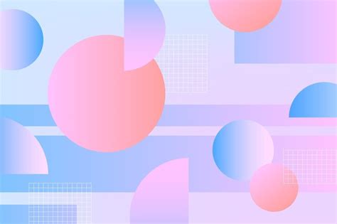 형태와 기하학적 배경 무료 벡터