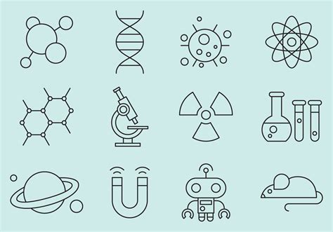 Science Symbols Free Vector Art 30594 Free Downloads