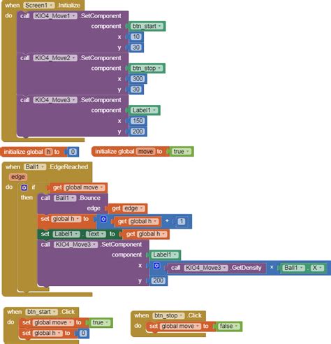 Extension Drag Layout Rotate Set Position Drag Component Extensions MIT App Inventor