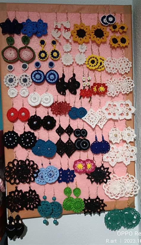 Πλεκτά Σκουλαρίκια με Βελονάκι