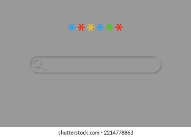 Search Bar Gray Background Creative Concept Stock Vector Royalty Free Shutterstock