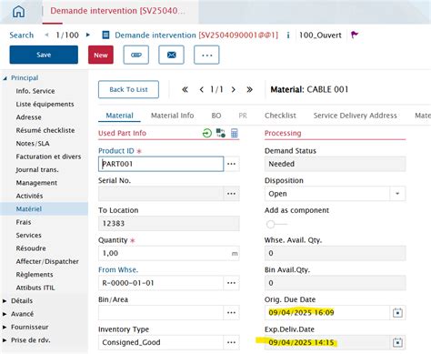Dispatch Console And Material Date Ifs Community