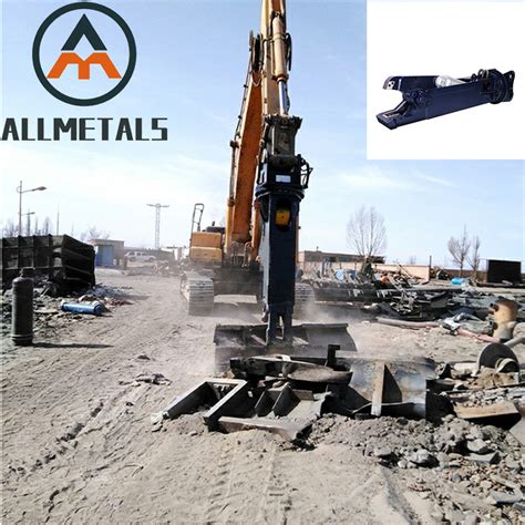 Heavy Duty Hydraulic Shear Attachment For Efficient Cutting Of Scrap
