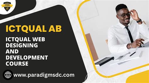 Ictqual Web Designing And Development Course Paradigm Skills Development Centre