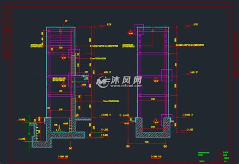 电梯剖面大样图 图库 五毛网