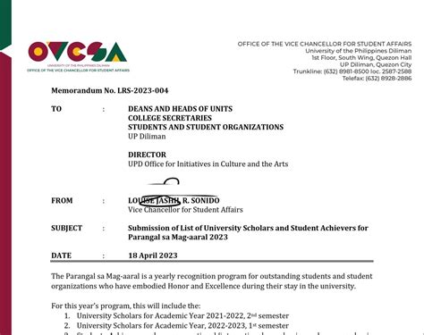 Memorandum Blg ECLV Kumustahan At Talakayan Mga Komite Sa Wika Sa Unibersidad Ng